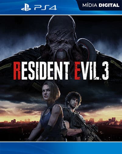 Resident Evil 3 Playstation 4 Mídia Digital Licença Vip Frigga Games